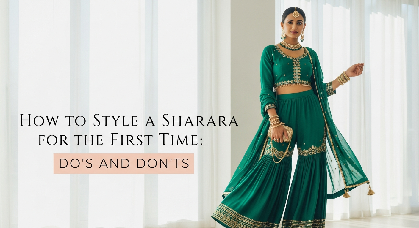How to Style a Sharara for the First Time: Do’s and Don’ts – String ...