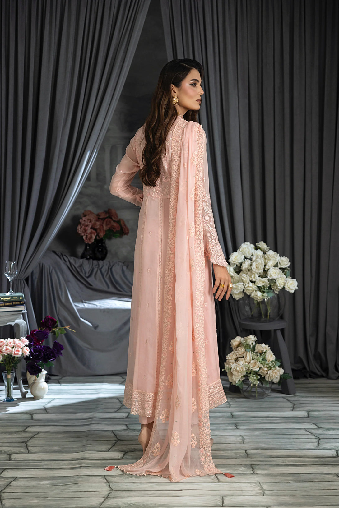 LSM - LG-UB-0073 Three Piece Chiffon – String & Thread