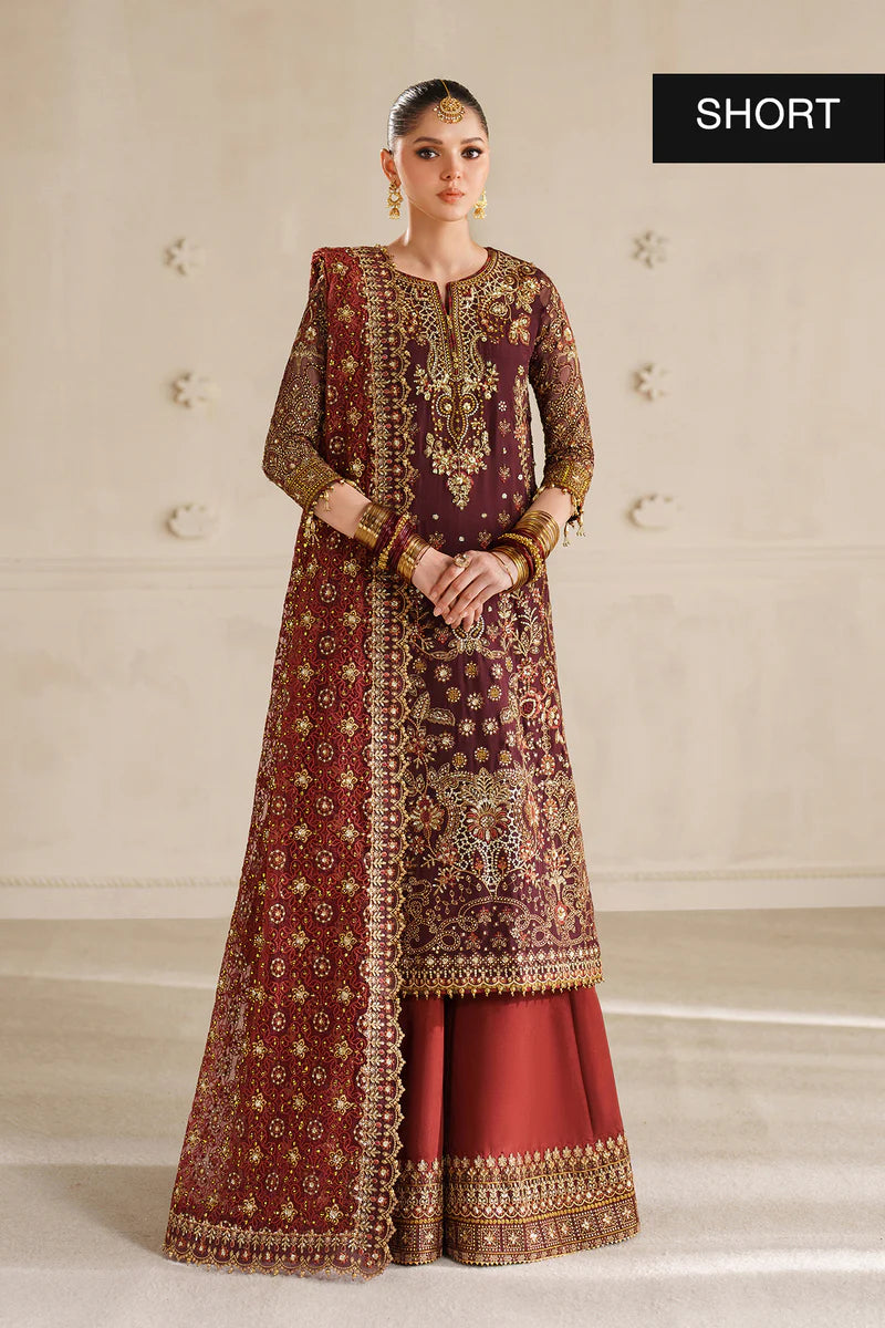 Baroque - CH14-07 Three Piece Embroidered Chiffon – String & Thread